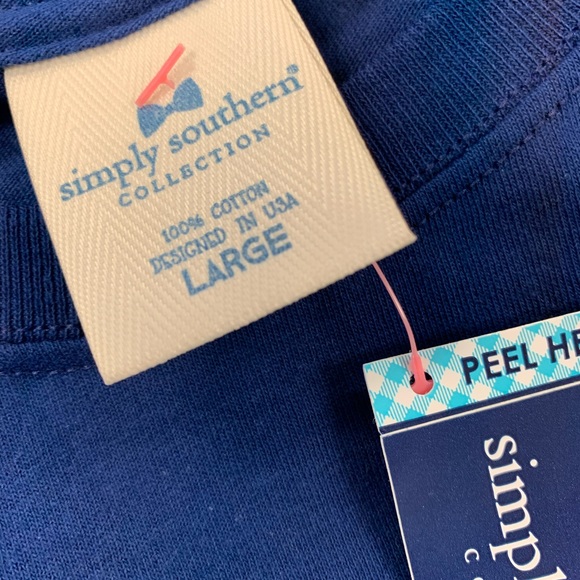 Simply Southern | Tops | Simply Southern Sweet Land Liberty Pink ...